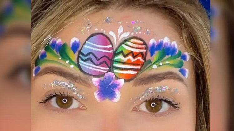 Easy Easter Egg Face Painting Tutorial for Kids 🐣 | Simple Guide for B ...