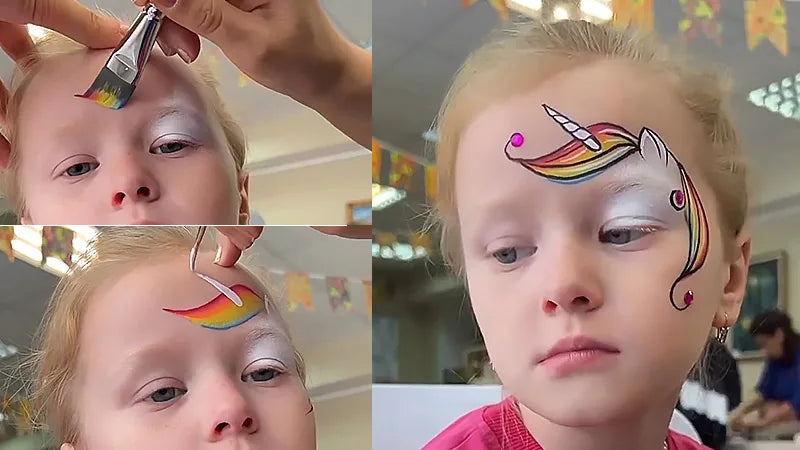 Easy Unicorn Face Paint Tutorial for Kids – Step-by-Step Guide – Bowitzki