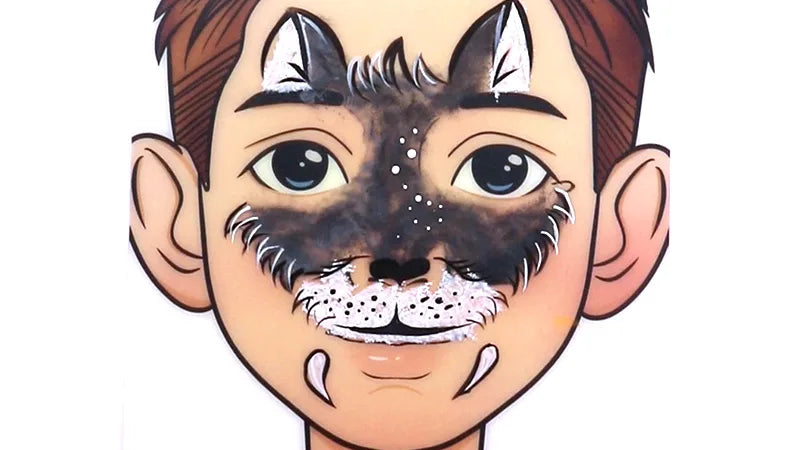 Easy Wolf Face Paint Tutorial for Kids | Step-by-Step Guide – Bowitzki
