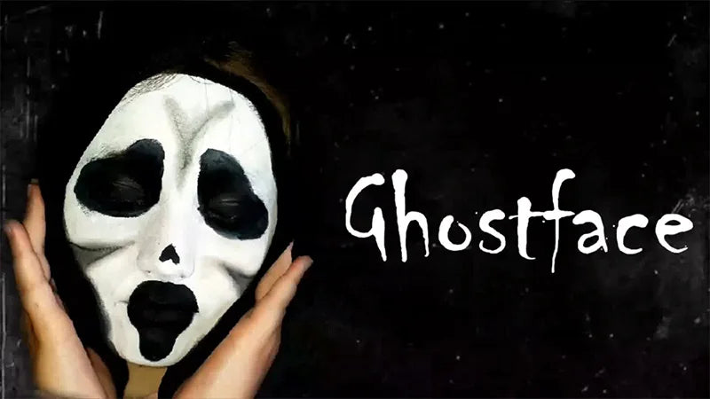 Ghost Face Face Paint Tutorial: Easy 4-Step Halloween Look – Bowitzki